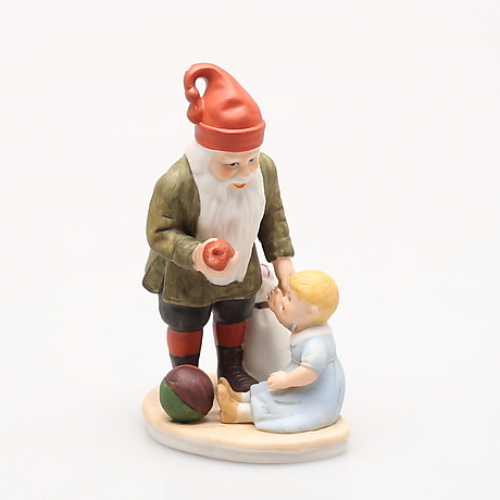 FIGURE in porcelain, Santa with pocket. Ceramics & Porcelain - European ...