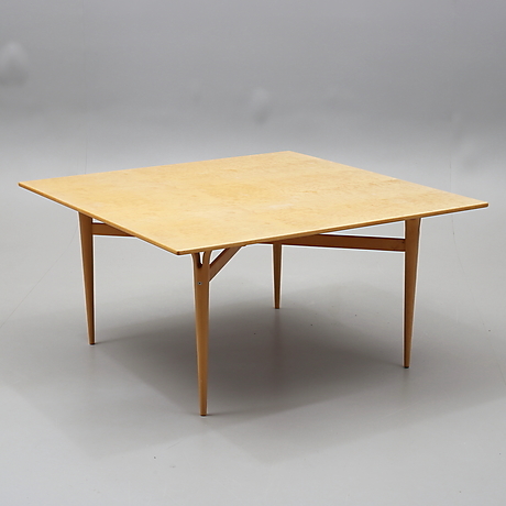 BRUNO MATHSSON. Bord, masurbjörk, Firma Karl Mathsson, Värnamo, 1972 ...