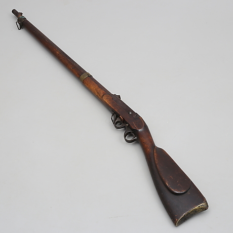 CHAMBER LOADING RIFLE, 19th century. Weapons & Militaria - Guns ...