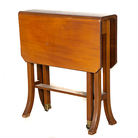 FLAP TABLE, mahogany, English style. Furniture - Tables - Auctionet