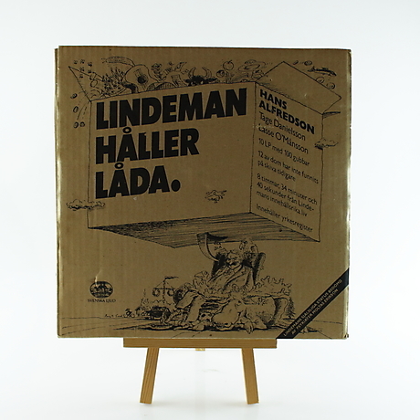 RECORD COLLECTION, 10 LP, "Lindeman holds box", Svenska Ljud 1984 ...