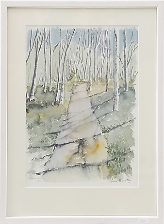 IVAN NOVOTNY. AQUARELL, Stensö Kalmar, signed and dated 2001. Art ...