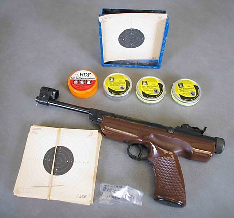 AIR PISTOL Diana model 6 with accessories. Coins, Medals & Stamps ...