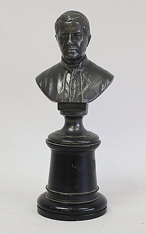 FIGURE/BUST, cast metal, Pope PIUS-X, Sign. Art - Sculptures & Bronzes ...