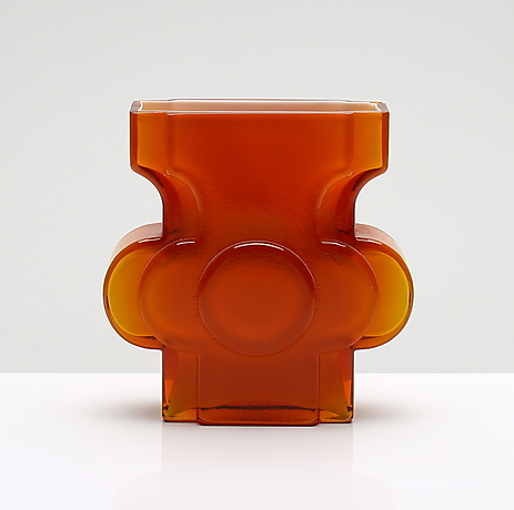 VAS, glass, PO Ström, Alsterfors, signed and dated -70. Glass - Other ...