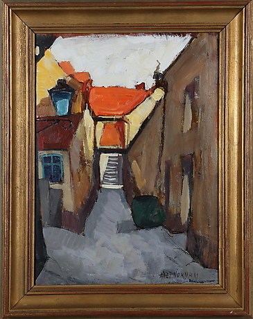 KNUT NORMAN, oil on Board, signed. Art - Paintings - Auctionet