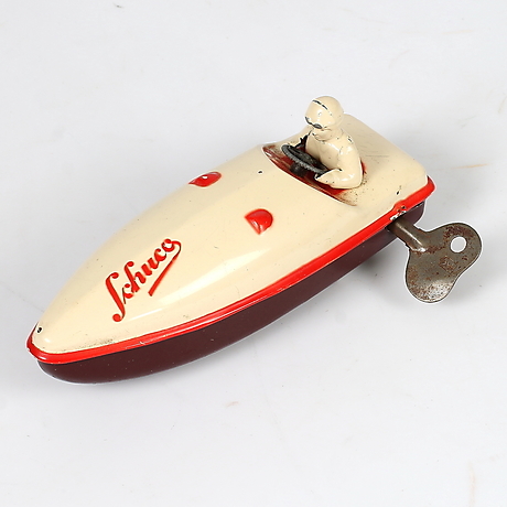 MODEL BOAT, tin, Schuco, 1900s. Toys - Auctionet