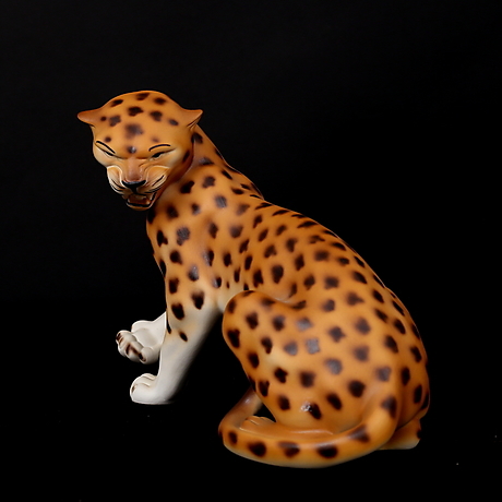 THE FIGURE in bisque porcelain, Tiger, Royal Dux. Ceramics & Porcelain ...