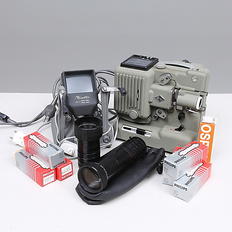 FILM PROJECTOR Eumig P8 Imperial and FILM EDITING DEVICE Minette Viewer ...