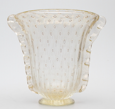 VAS, glass, Murano, Italy, signed. Glass - Other - Auctionet