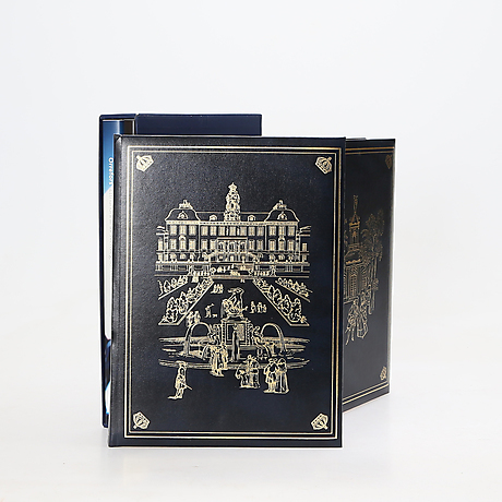 BOOKS, 7 pcs, Orrefors glass factory and "The royal castles". Books ...