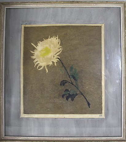 SVEN DOV LEVIN. seriegrafik, blomman, signerad, numrerad 11/15, daterad ...