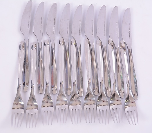 BESTICK, 18 delar, "Festival", Hackman. Silver & Metall - Övriga ...