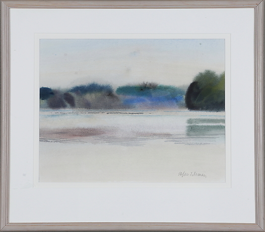 STEFAN TELEMAN. Akvarell, signerad. Konst - Måleri - Auctionet