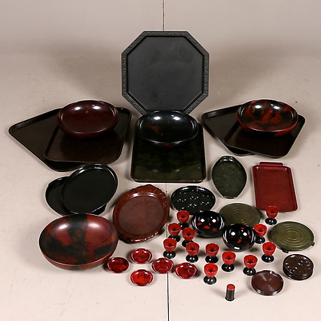 A Collection OF BAKELITE, 49 parts, 1950s/60s, partly Sweden ...