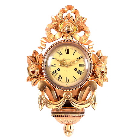 WALL PENDANT, rococo style, Holmia, Stockholm, mid-20th century. Clocks ...