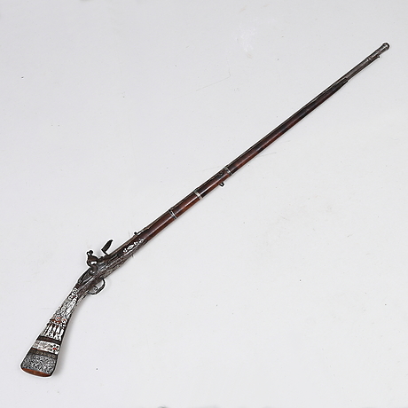 FLINTLOCK RIFLE, so-called Dzeferdar rifle, Balkans possibly Montenegro ...