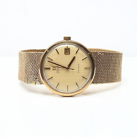 WRIST WATCH, Omega, automatic, cal.565, case and link of 9K gold, 1960s ...