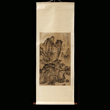 ROLL PAINTING, silk, China, 20th century. Asiatica - Auctionet