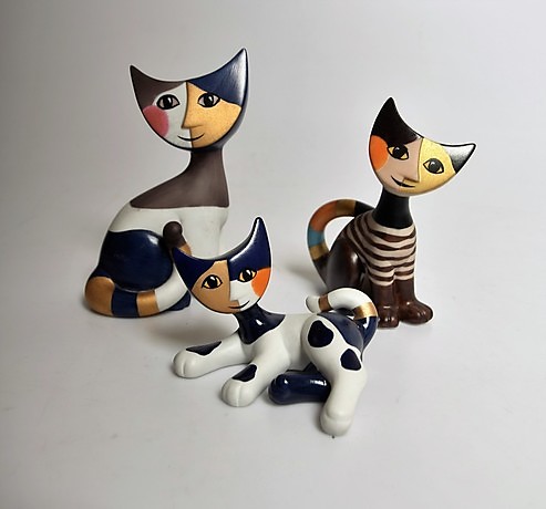 FIGURINES 3 pcs porcelain Rosina Wachtmeister Goebel. Ceramics & Porcelain - European - Auctionet