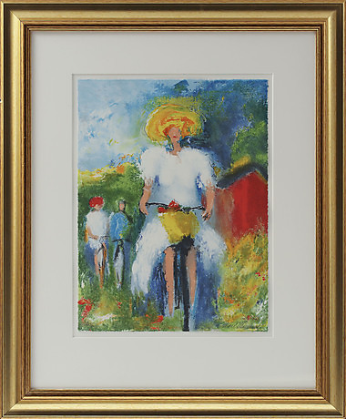 KARL HÖGLUND. Color lithograph, signed and numbered 146/290. Art ...