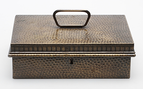 BOX, sheet metal, Adolf Bing, early 20th century. Silver & Metals ...