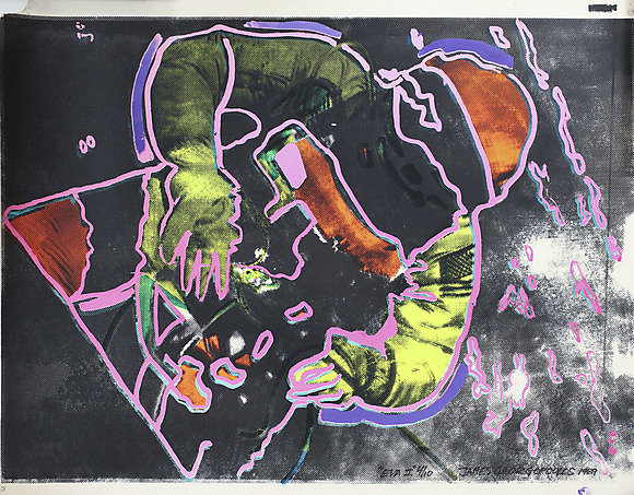 JAMES GEORGOPOULOS. "Eva II", color lithograph, sign o number 4/10 ...