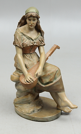 SCULPTURE, plaster, woman with tilt, 20th century. Art - Sculptures ...