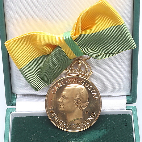 GOLD MEDAL, Royal Patriotic Society, Carl XVI Gustav. Coins, Medals ...
