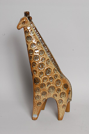 LISA LARSON. FIGURE, stoneware, giraffe. Ceramics & Porcelain ...