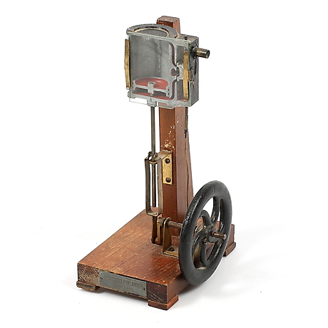 COMBUSTION ENGINE, for study purposes, wood. metal, Svanström ...