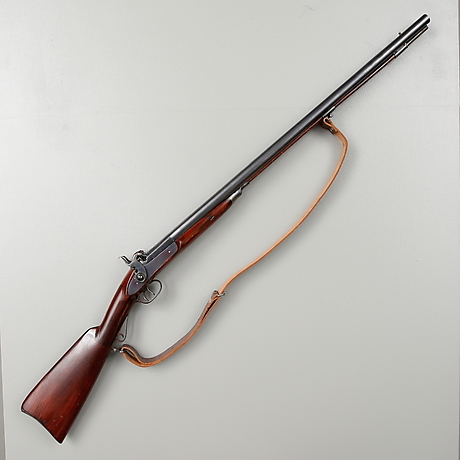 DOUBLE BARREL BLOCK RIFLE, ca 1850-1870. Weapons & Militaria - Guns ...