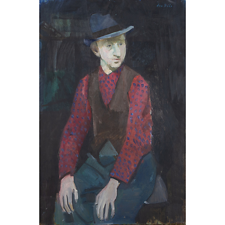 LEO REIS. Portrait of a man, oil on canvas, signed. Art - Paintings ...