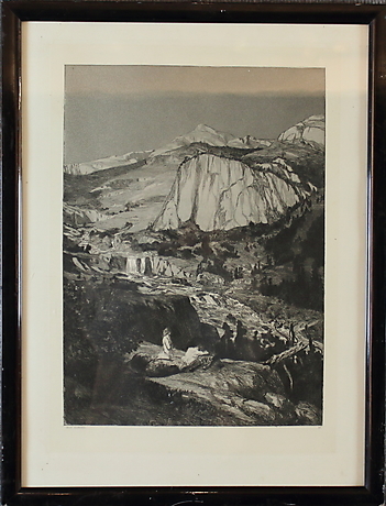 MAX KLINGER. Etching, "Verfolgter Centaur" From Intermezzos, Opus IV ...