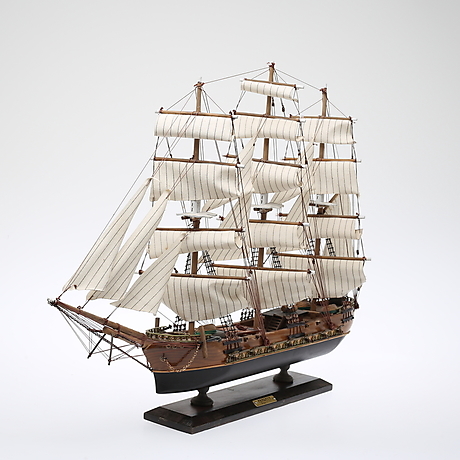 MODEL SHIP, "Fragata, Siglo XVIII", 1900s. Collectables - Technica ...