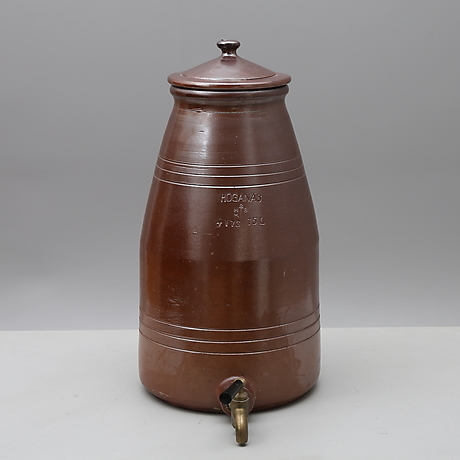 CISTERN WITH FAUCET, HÖGANÄS, 15 LITERS. Ceramics & Porcelain ...