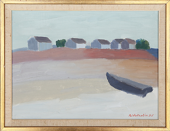 RAYMOND WALLENTIN. OIL on canvas, signed and dated 1975. Art ...
