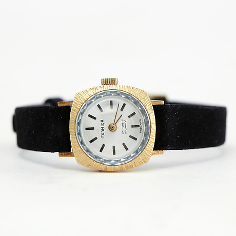 WRIST WATCH, Formida, 18k in case, mechanical. Clocks & Watches ...