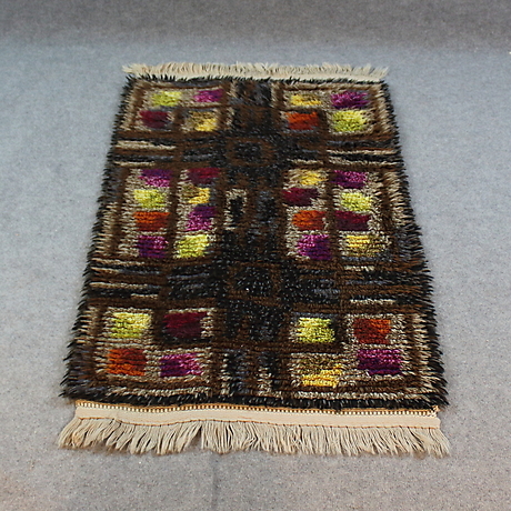 RYAMATTA, 115 x 66 cm, 1960/70-talet, tjock lugg. Mattor & Textil ...