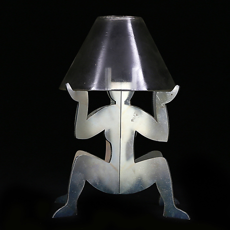 LIGHT LANTERN, metal and glass, Mads Werner, Denmark, 19/2000s ...