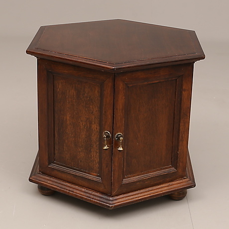 TABLE/BAR CABINET, hexagonal, second half of the 20th century ...