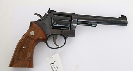 (115) REVOLVER, American, Double Action, made by Smith & Wesson, model ...