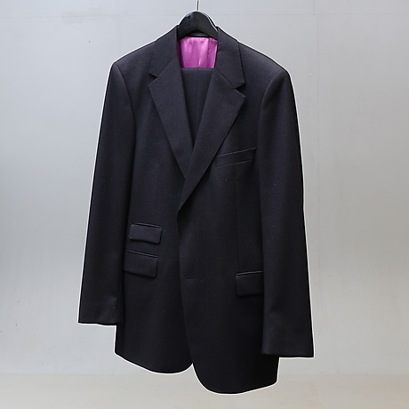 EDUARD DRESSLER. suit consisting of jacket and trousers. Tried size 52 ...