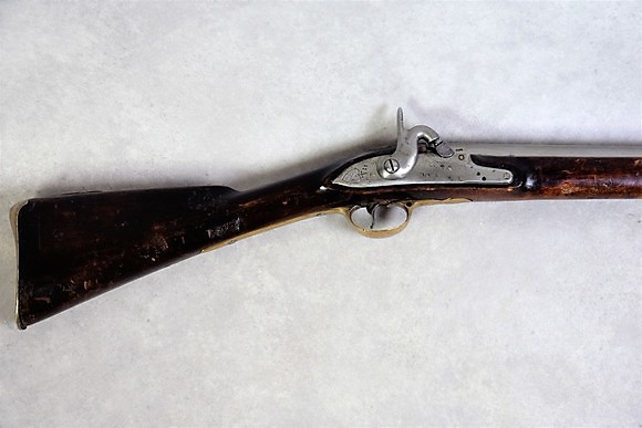 BLOCK RIFLE British control stamps, marked 1799. Weapons & Militaria ...