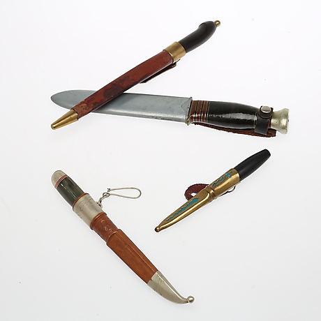 KNIVES, 4 pcs, Finland, JA Hellberg, Pontus Holmberg, Eskilstuna ...