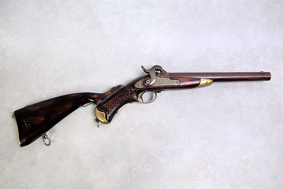 BLOCK PISTOL w/ 1850 Flanker manufactured by Husqvarna 1851. Weapons ...