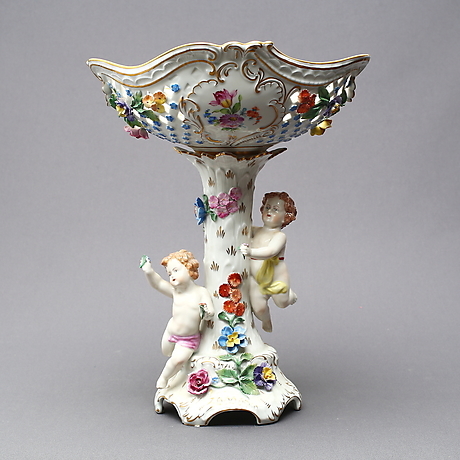 BURDS SET, porcelain SP-Dresden, 1900s. Ceramics & Porcelain - European ...