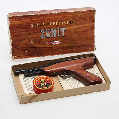 AIR PISTOL, Stiga Zenit. Weapons & Militaria - Guns & Rifles - Auctionet