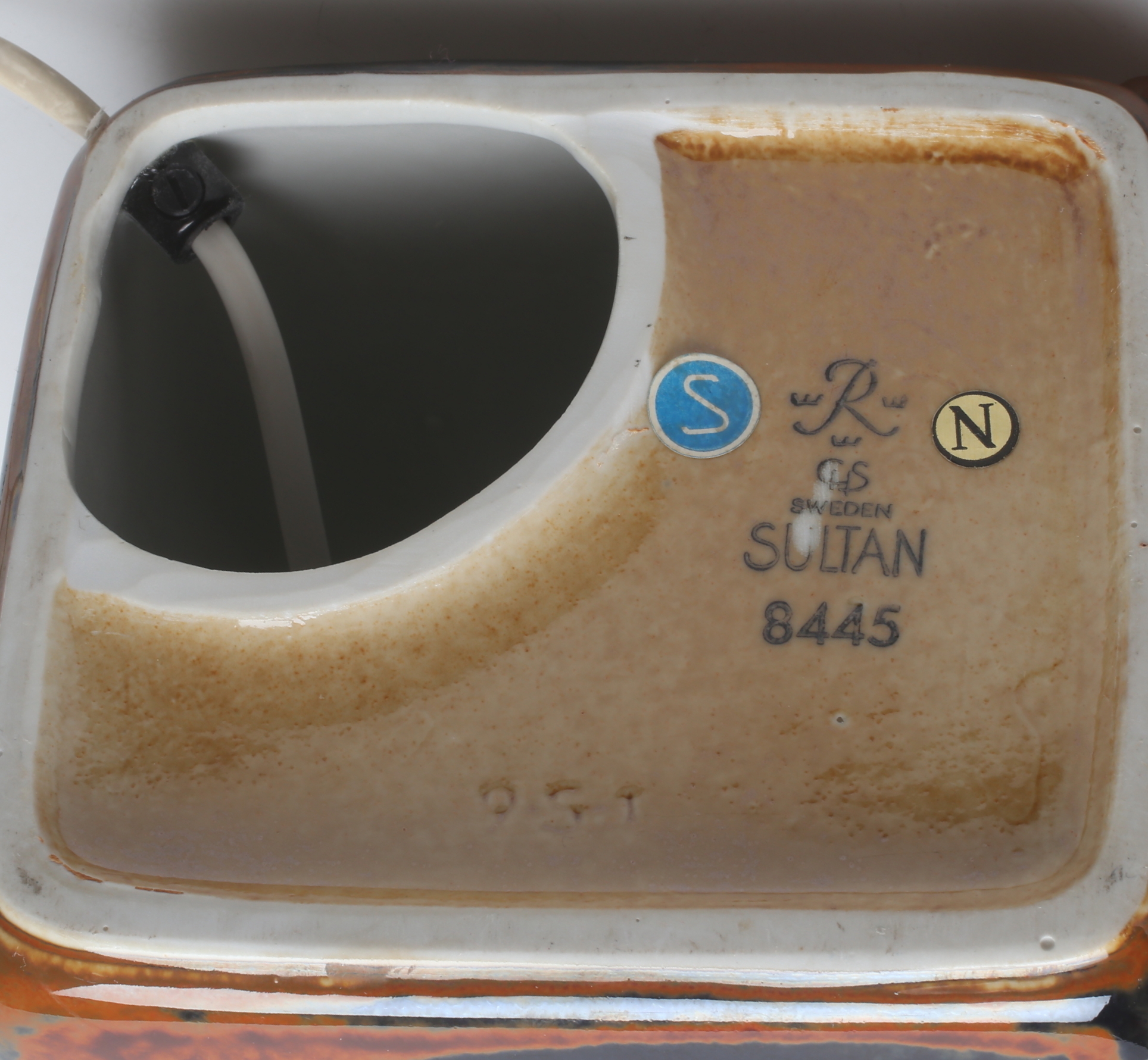 Images for 1023330. LAMP BASE, ceramics, "Sultan", Rörstrand. - Auctionet