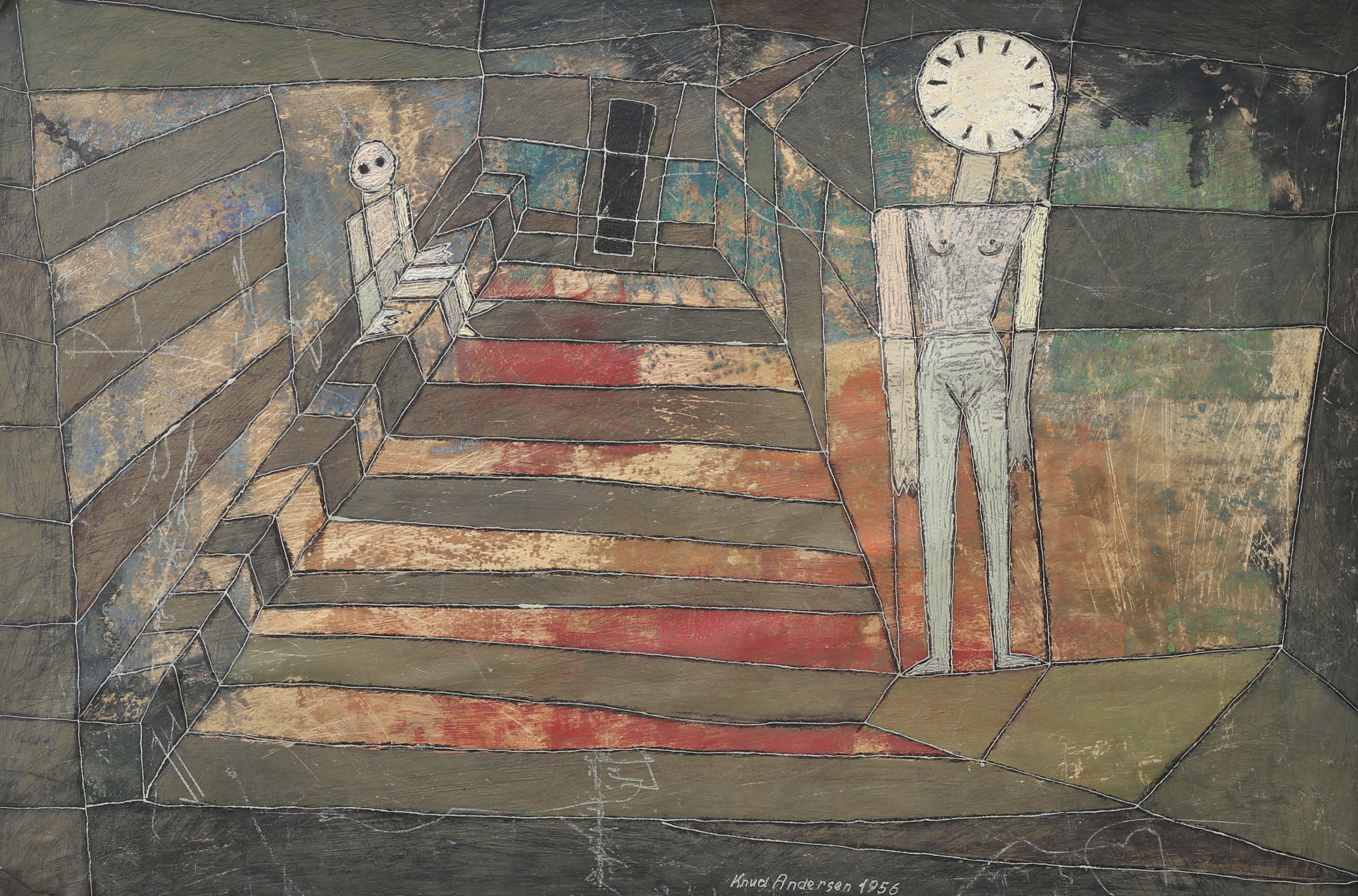 Images for 1029067. KNUD ANDERSEN. Oil on canvas, signed, dated 1956 ...